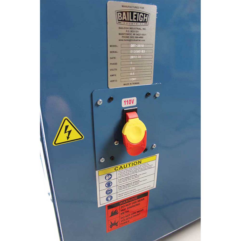 Baileigh Down Draft Table DDT-3519