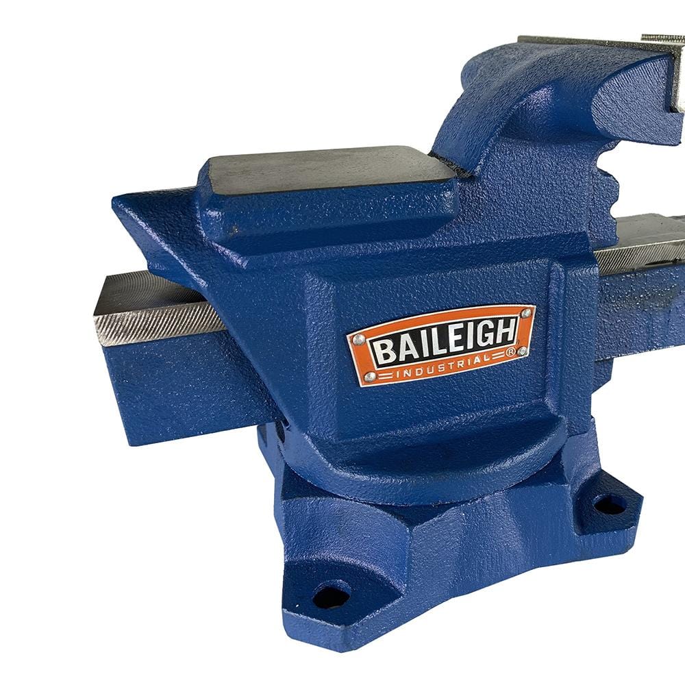 Baileigh Industrial BV-4I - 4 Inch Bench Vise with Integrated Pipe Jaw
