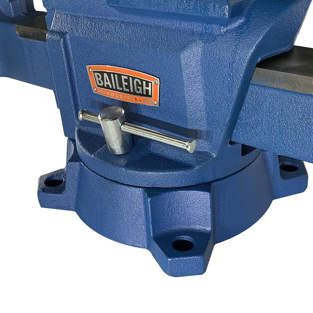 Baileigh Industrial BV-4I - 4 Inch Bench Vise with Integrated Pipe Jaw