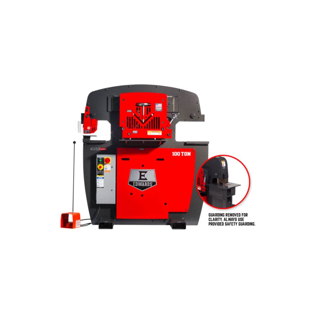 Edwards Ironworkers 100 Ton Ironworker 3 Phase, 230 Volt, PowerLink, C