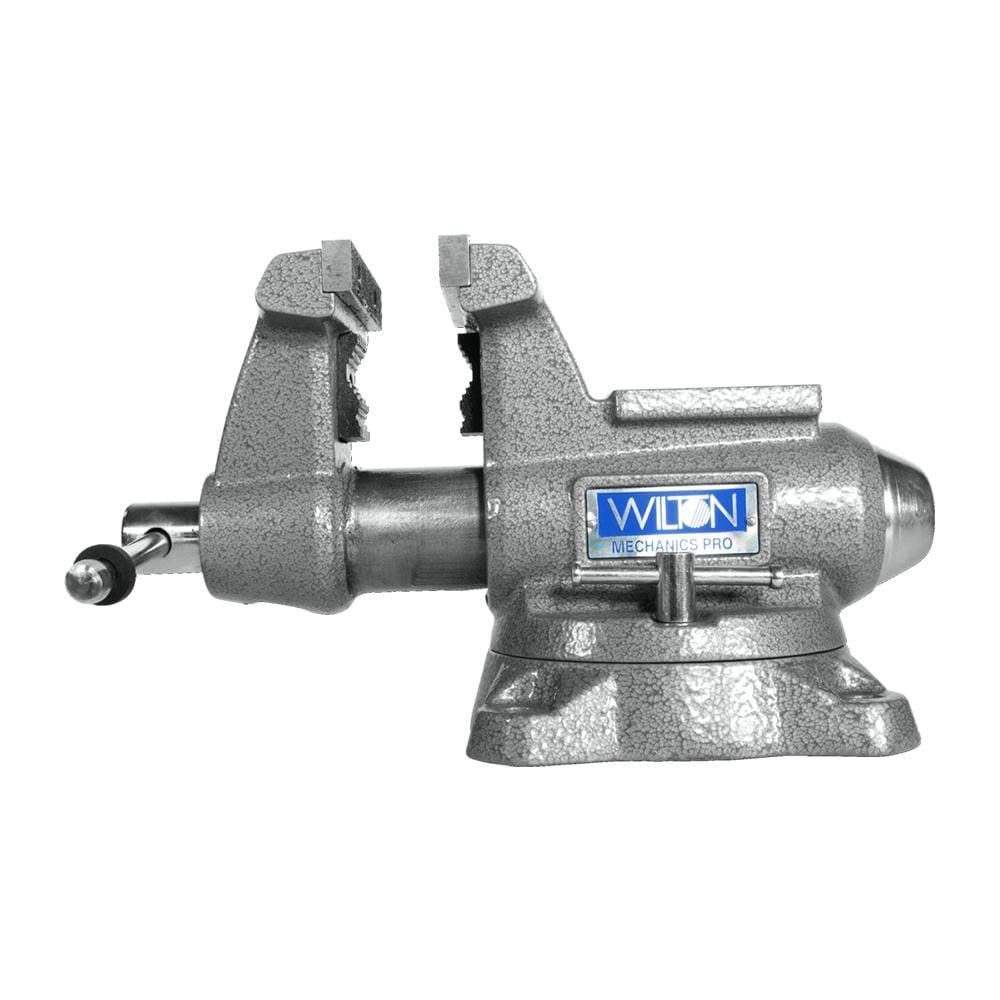 845M, Mechanics Pro Jaw Width Round Channel Vise with Swivel Base